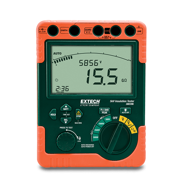 EXTECH DIGITAL HIGH VOLTAGE INSULATION TESTER 5KV (380396) – ADWAA AL ...